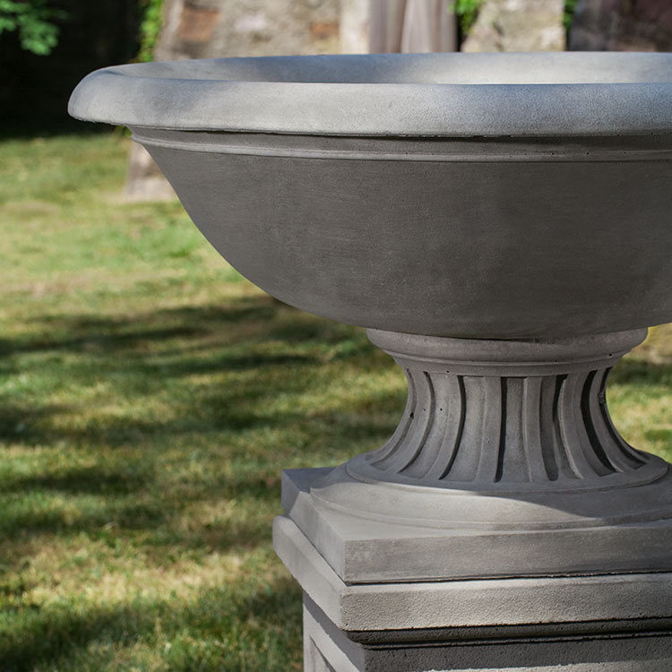 Campania International, Inc Fonthill Pedestal Cast Stone Urn Planter ... Campania International, Inc Fonthill Pedestal Cast Stone Urn Planter ...